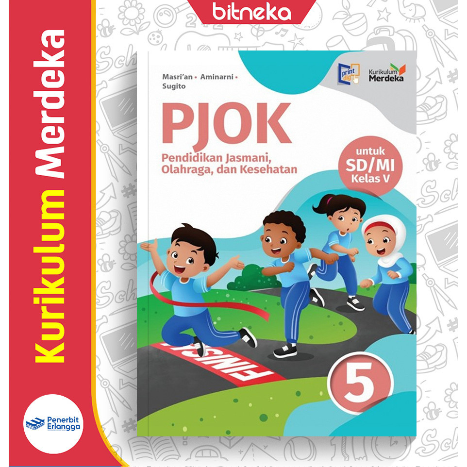 Jual Buku Siswa PJOK Jilid 5 SD/MI Kelas 5 - Masrian, Dkk K-Merdeka Erlangga | Shopee Indonesia
