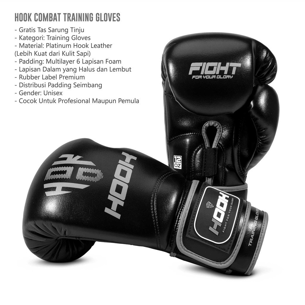 Jual Sarung Tinju Hook, Sarung Muay Thai Hook, Boxing Gloves Hook, Muay ...