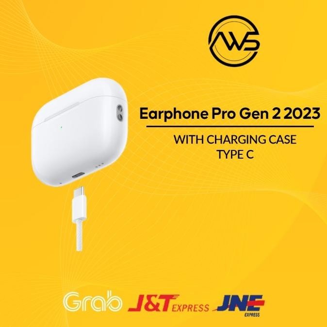 Jual Apple AirPods Pro 2nd Gen 2023 With Charging Case Type C | Shopee Indonesia