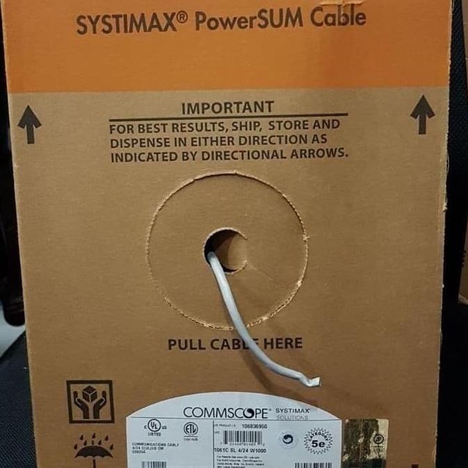 Jual Systimax Kabel lan cat 5 / cat5 / cat5e / Cat.5e , Commscope 1061C ...