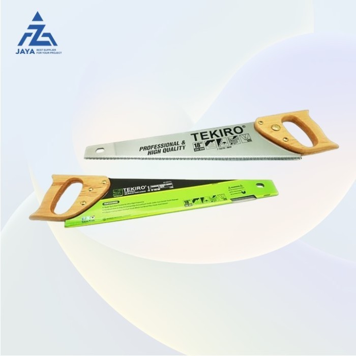 Jual Ori Tekiro Gergaji Tangan Gagang Kayu 20 Inch 3 Mata / Tools/Alat ...