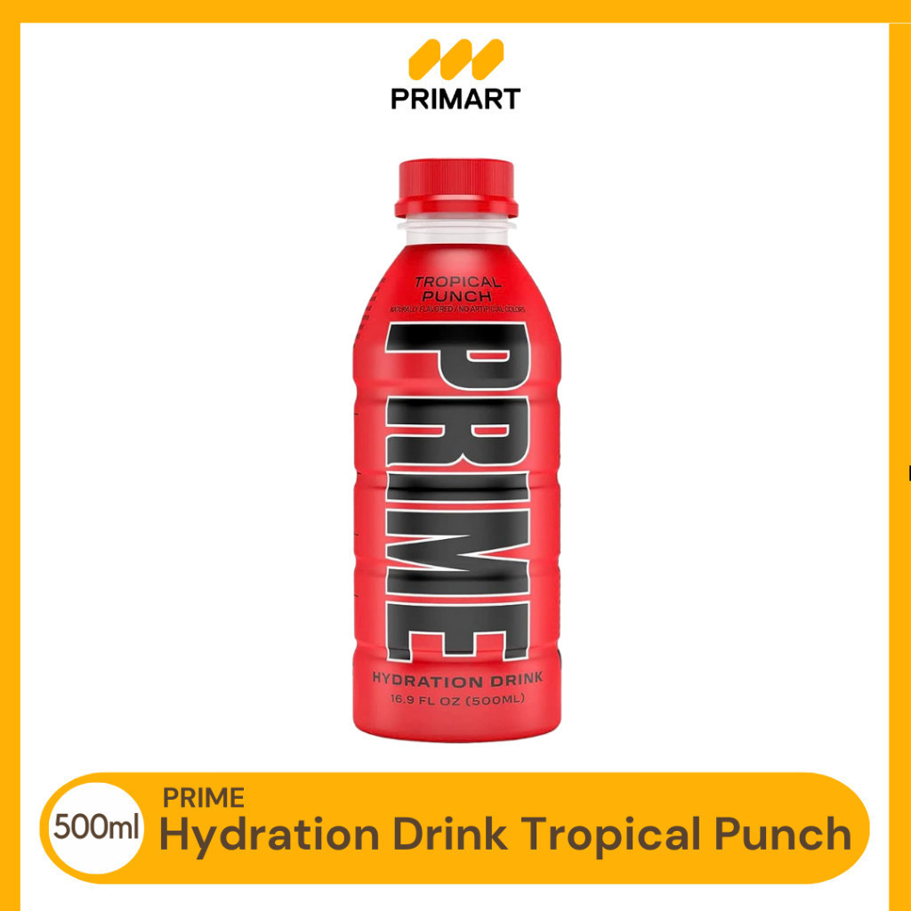 Jual Prime Hydration Drink Tropical Punch Energy Drink 500ml | Shopee ...