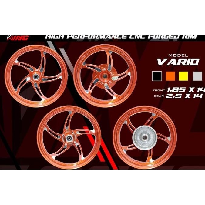 Jual VELG KING SPEED FORGED RIM P10 P5 PNP HONDA VARIO 125 150 PCX CBU | Shopee Indonesia