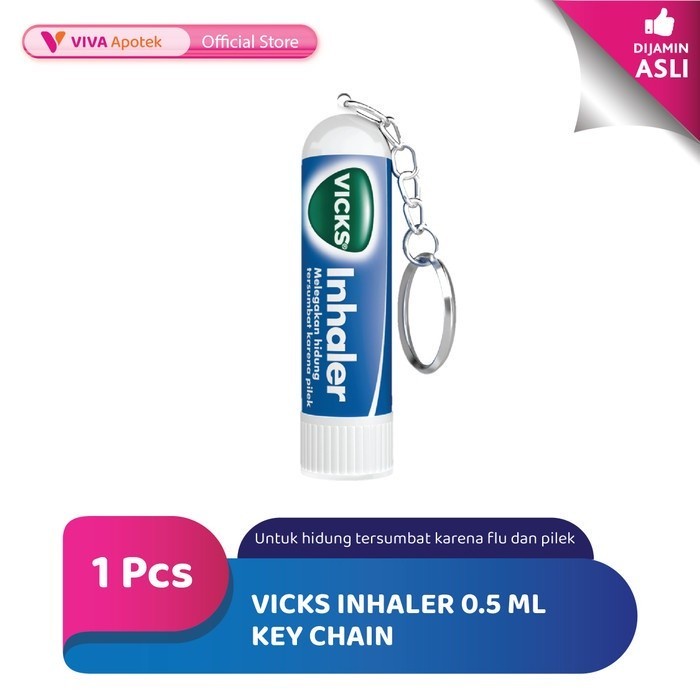 Jual Vicks Inhaler 0,5 ml Key Chain Melegakan Hidung Tersumbat (1 Pcs ...
