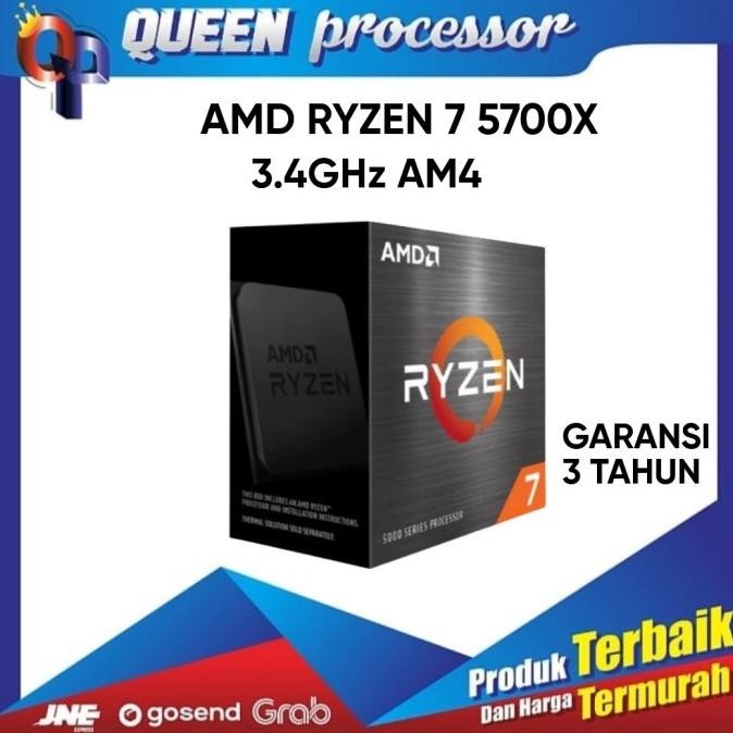 Jual HARGA DISC - PROCESSOR AMD RYZEN 7 5700X 3.4GHz BOX | Shopee Indonesia