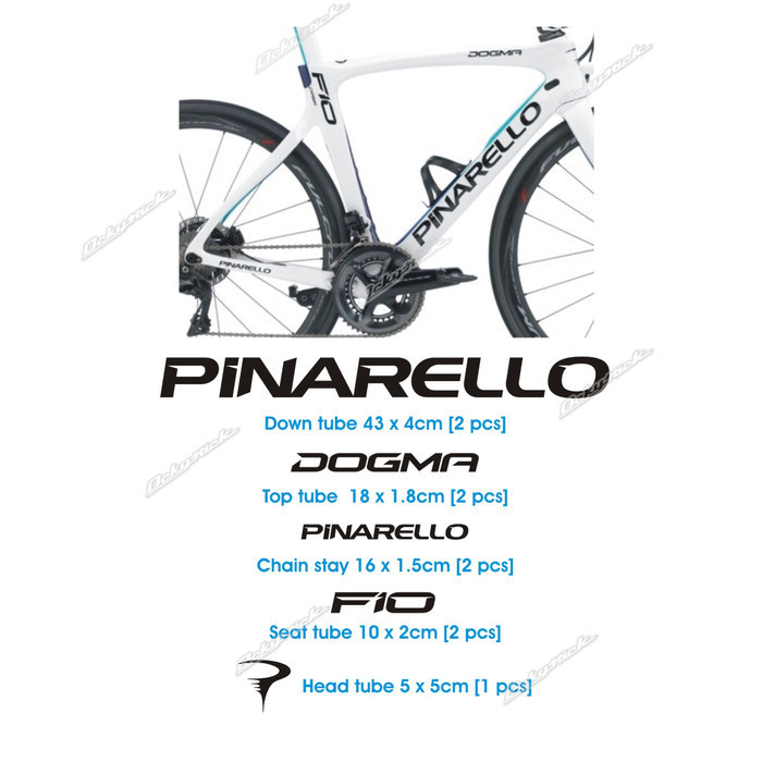 Jual Cutting Sticker Pinarello Dogma F10 Stiker Sepeda | Shopee Indonesia