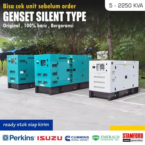 Jual HARGA GENSET 30 Kva Perkins / Cummins / Isuzu / Emerald ULTRA SILENT | Shopee Indonesia