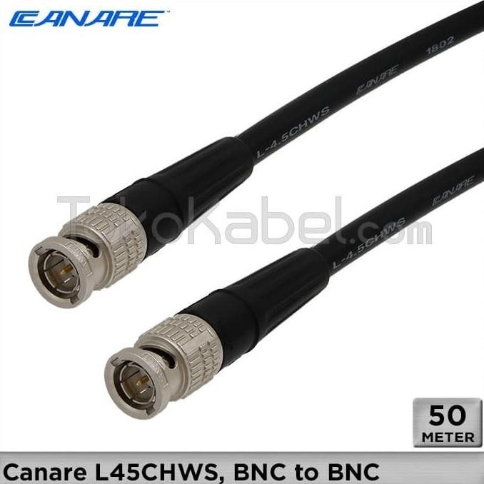 Jual Kabel Sdi Video Canare L45Chws, Bnc To Bnc, 50 Meter | Shopee Indonesia