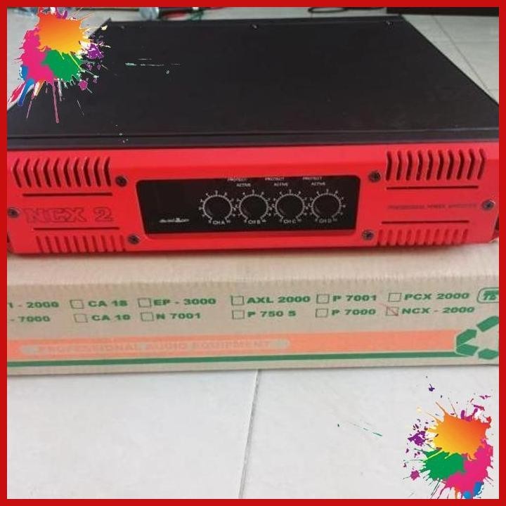 Jual box power amplifier ncx-2 2u box power ampli 4ch ncx 2 (kwj ...