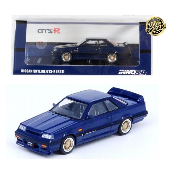 Jual Promo!!! Inno64 Nissan Skyline Gts-R R31 Dark Blue Inno Diecast 1/64 Terlaris | Shopee ...