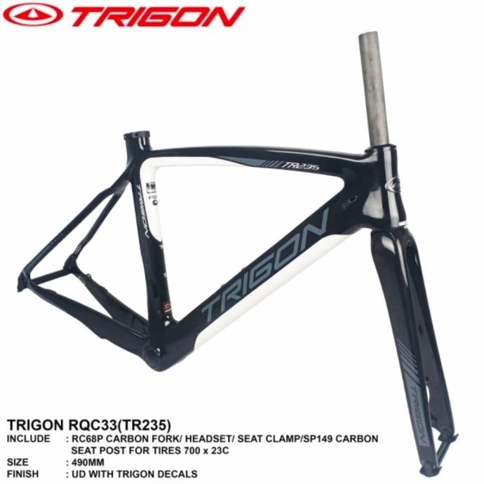 Jual Frame Roadbike carbon TRIGON TR 235 The best produk | Shopee Indonesia