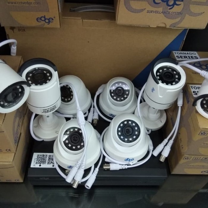 Jual paket lengkap cctv full hd 8channal 4camera cctv | Shopee Indonesia