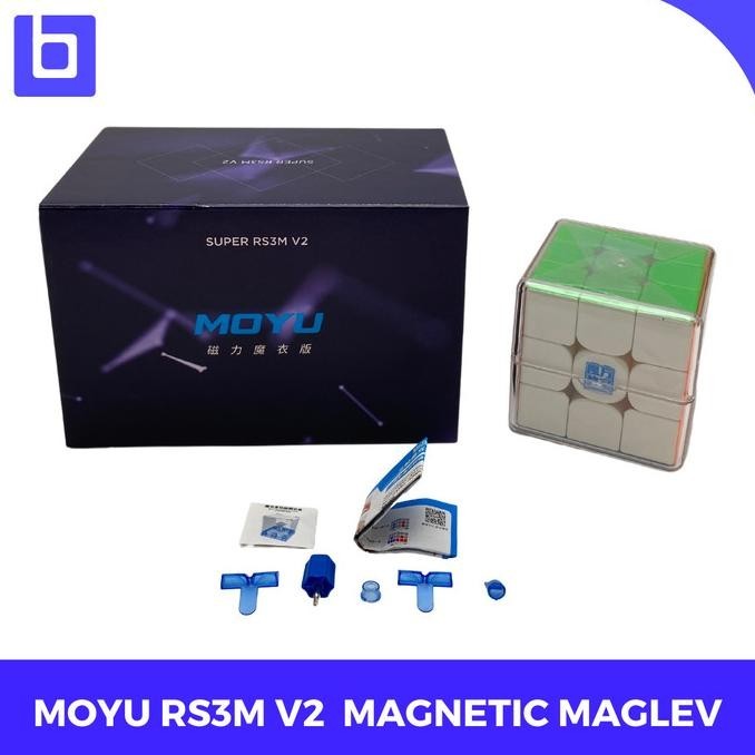 Jual RUBIK 3X3 - MOYU SUPER RS3M V2 MAGLEV UV COATED STIKERLESS ...
