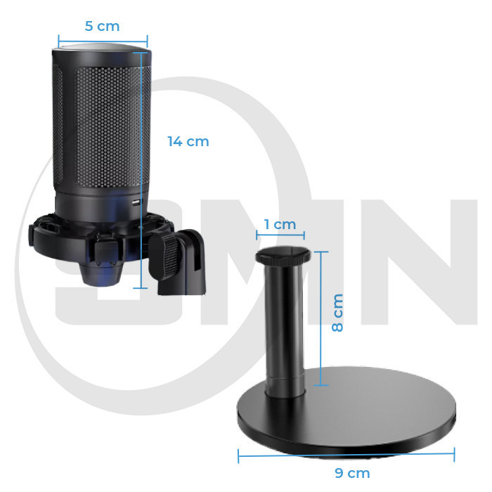 Jual MIC FIFINE A6 USB RGB Condenser Gaming Podcasting Microphone ...
