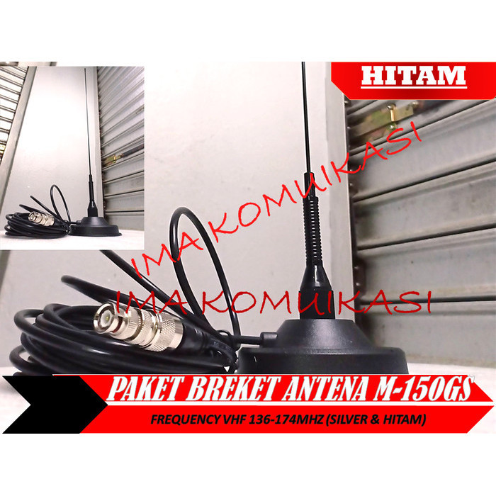 Jual PAKET ANTENA M150-GS + BREKET MAGNIT DP-SPM FREQUENSI VHF 136-174 MHZ | Shopee Indonesia
