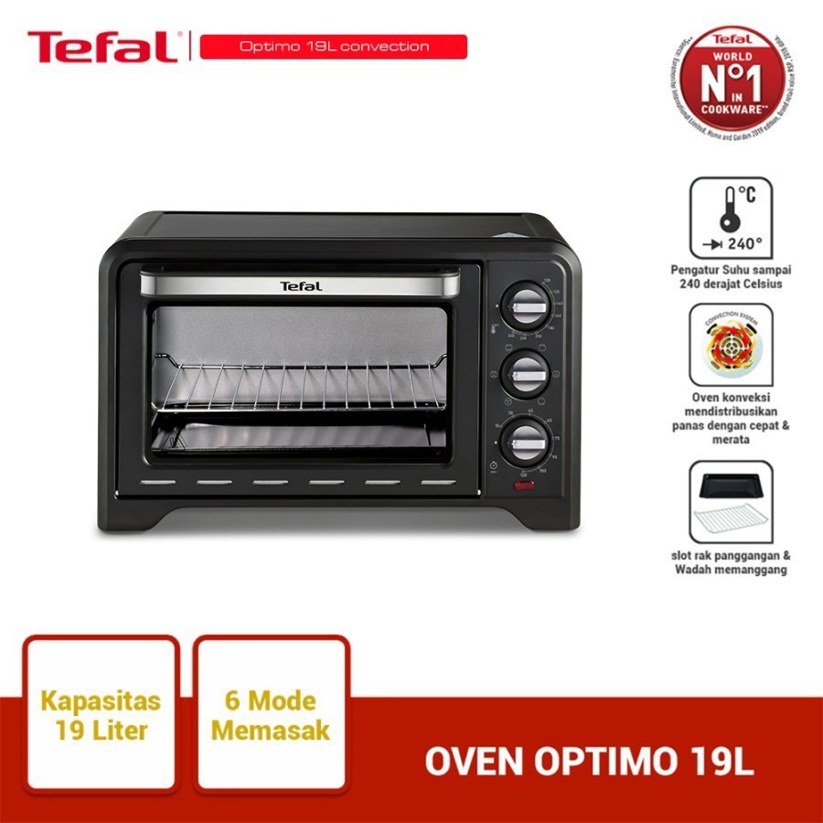 Jual Tefal Optimo 19L OF444 - Oven Listrik / Electric Oven | Shopee Indonesia