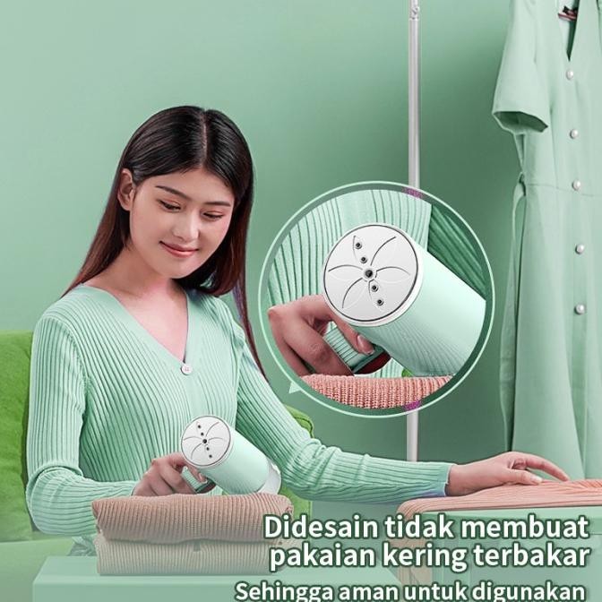 Jual Simplus Setrika Uap Listrik Foldable Portable Garment Steamer 130mL | Shopee Indonesia