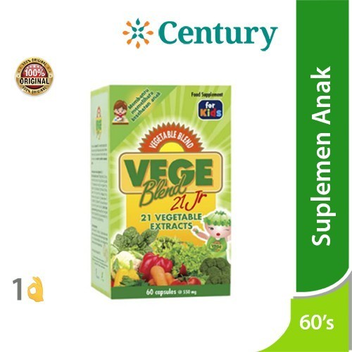 Jual Vegeblend 21 Junior 60 Kapsul / Suplemen/ Sayuran / Nafsu Makan ...