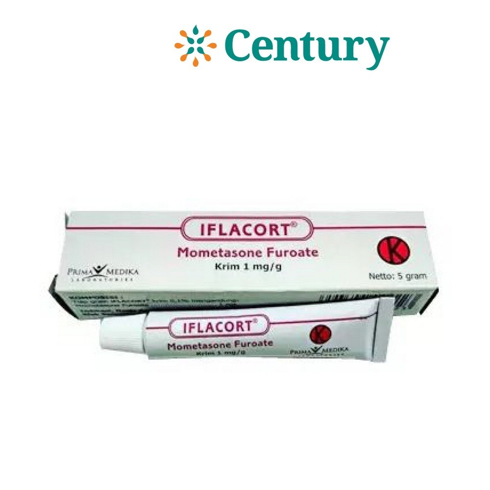 Jual IFLACORT 5 GR 1 TUBE /MOMETASONE FUROATE / SALEP KULIT/ EKSIM ...