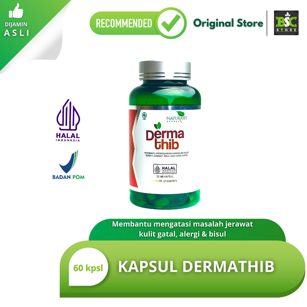 Jual Kapsul Dermathib Obat Atasi Jerawat Wajah Punggung Dermatib ...