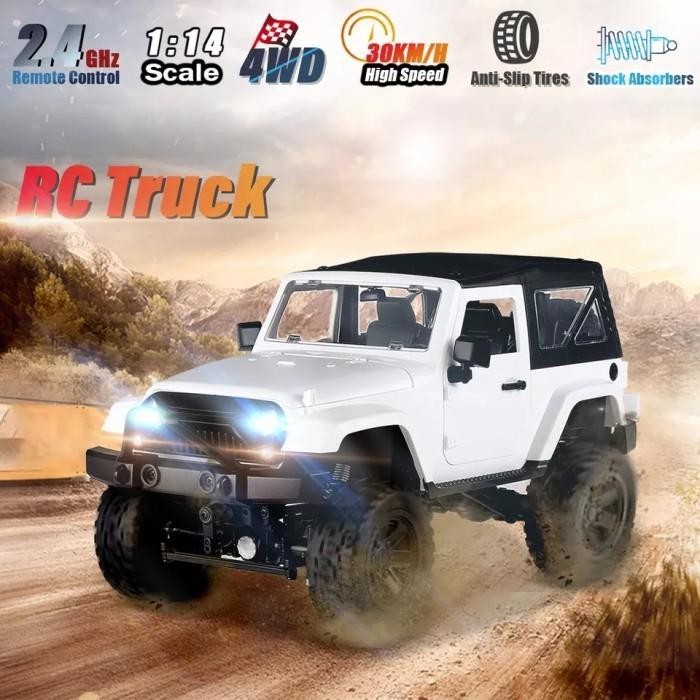 Jual RC CAR JEEP F1 2.4GHZ 4WD LED FULL PROPO 4WD CRAWLER OFF-ROAD ...