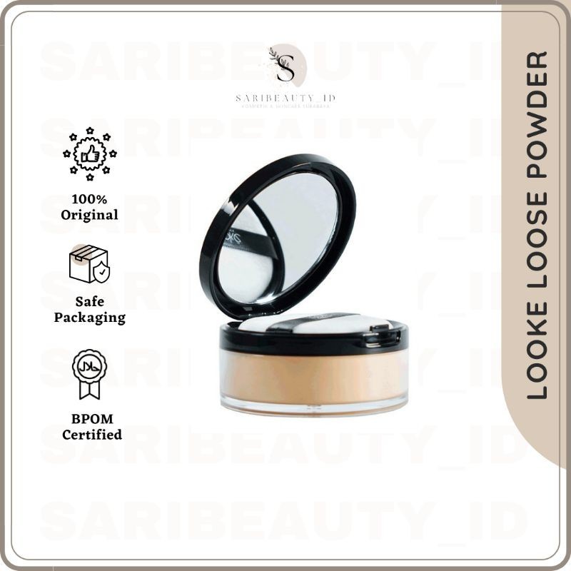 Jual LOOKE Holy Smooth & Blur Loose Powder | Shopee Indonesia