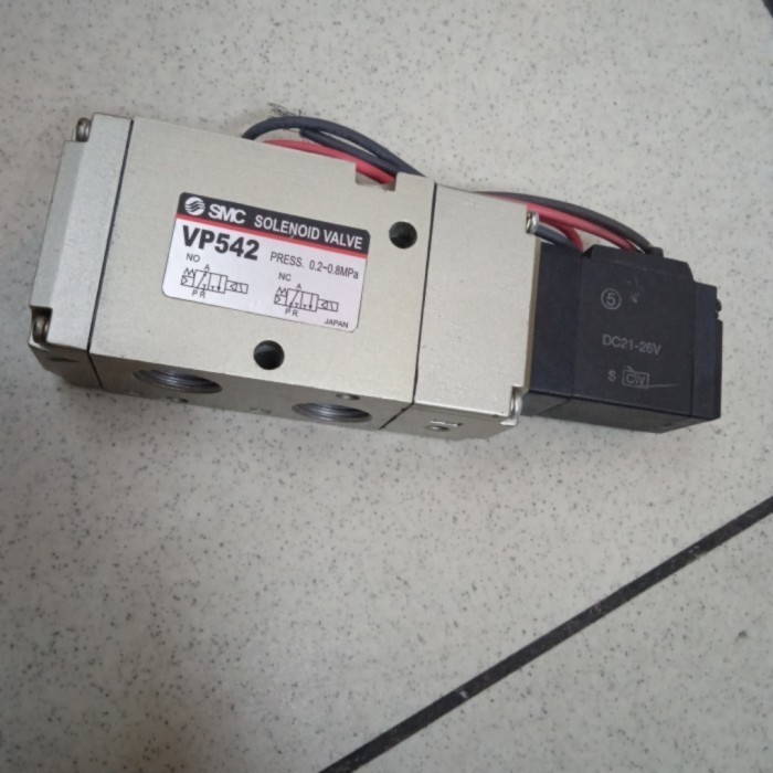 Jual Solenoid Valve Smc Vp542-5G1-03 24Vdc Terlariss !! | Shopee Indonesia