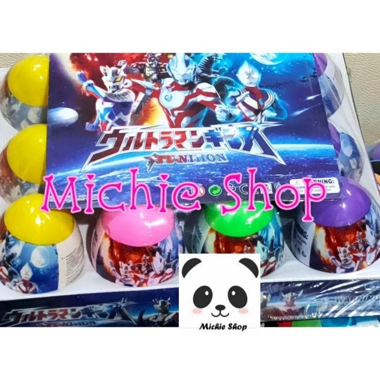 Jual Punya Koleksi Figure Egg Surprise (figure + sticker) Telor Besar ...