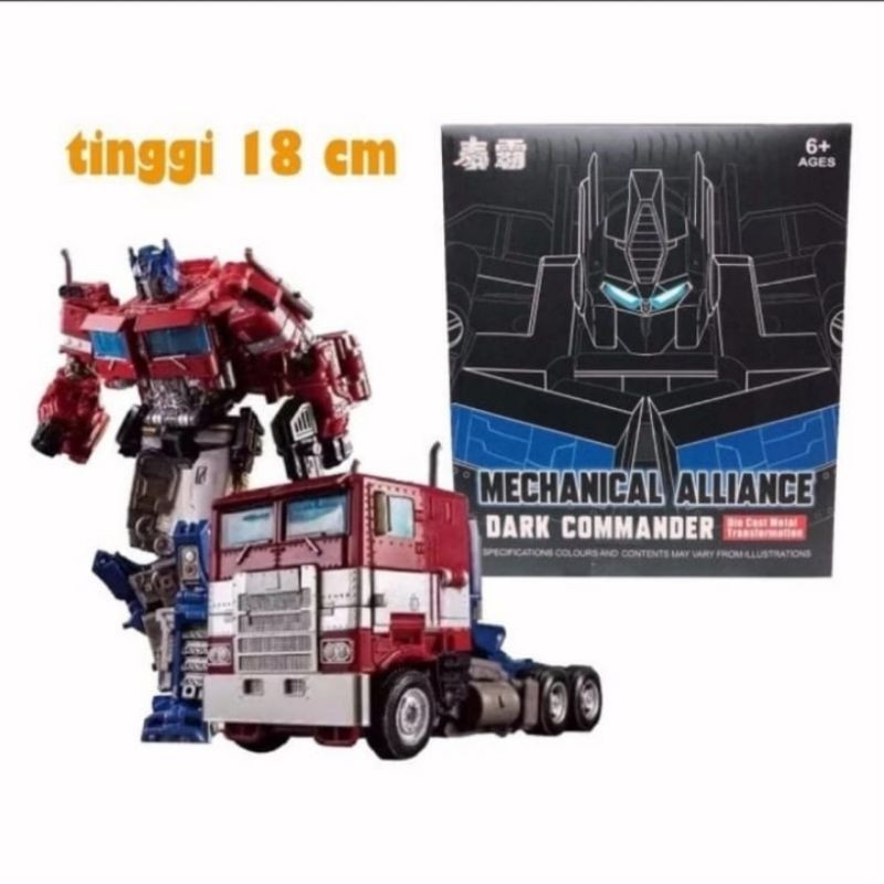 Jual Action Figure Transformers Optimus Prime Deformation Dark ...
