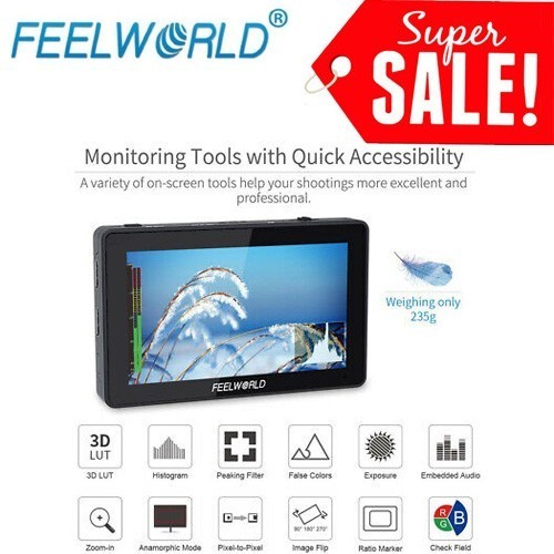 Jual Feelworld F6 Plus 5 5 Inch 3d Lut Monitor Touch Screen Paket