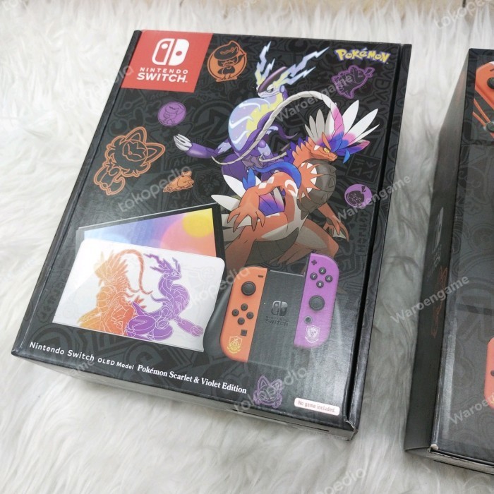 Jual Nintendo Switch OLED NS OLED Console New Pokemon Scarlet & Violet Ed | Shopee Indonesia