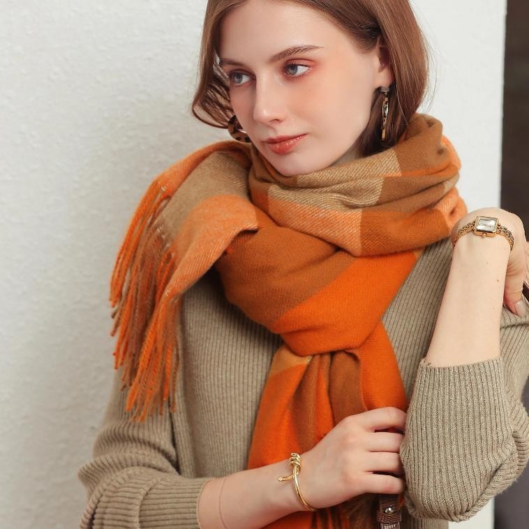 Jual READY Deer & Grizzly - Syal Tebal Korea Import Scarf Wool Cashmere ...