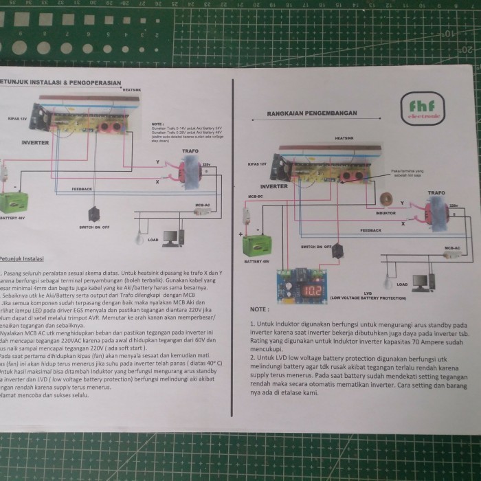 Jual Modul Kit Inverter Pure Sine Wave 2500W 12-48V Egs002 Low ...