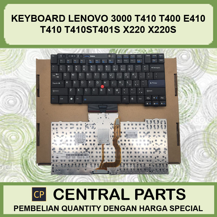 Jual Keyboard Lenovo 3000 T400 T410 E410 T410 T410s T401S Black ...