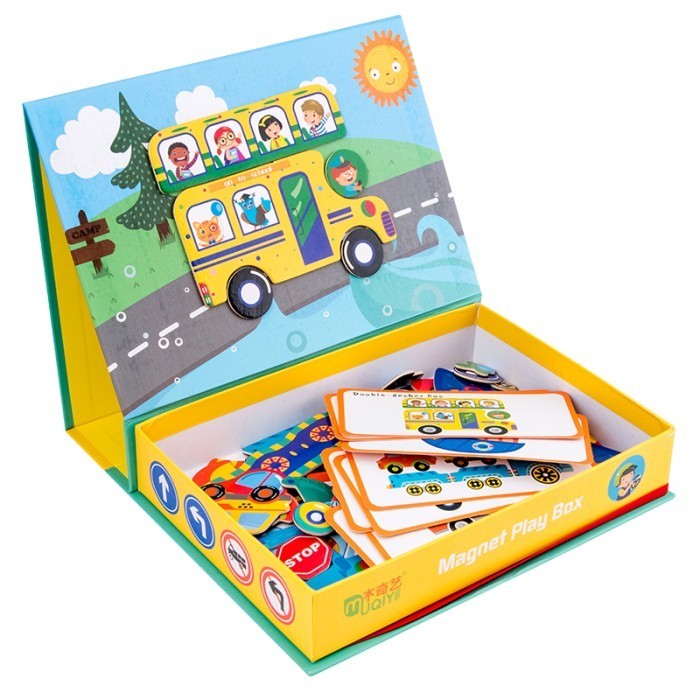 Jual magnetic puzzle / magnet play box f50b | Shopee Indonesia
