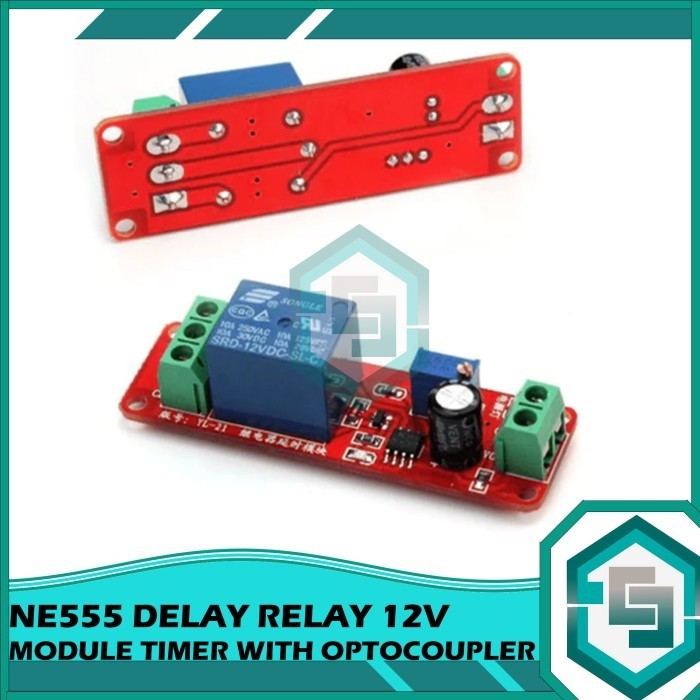 Jual MODULE TIMER NE555 DELAY RELAY 12V WITH OPTOCOUPLER | Shopee Indonesia