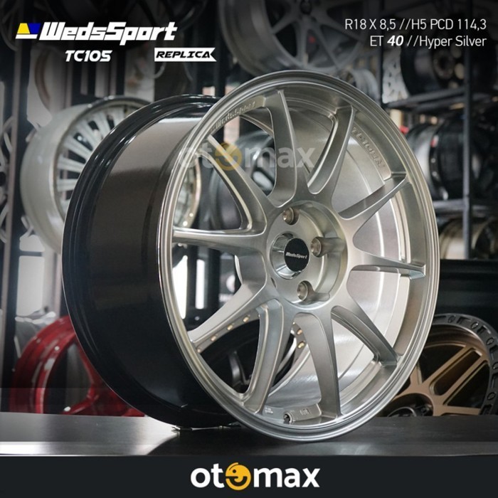 Jual Velg - Velg Mobil Weds Sport Tc105 Ring 18 Hyper Silver | Shopee ...