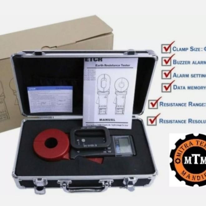 Jual Alat Ukur Digital Clamp On Ground Earth Resistance Tester Meter ...