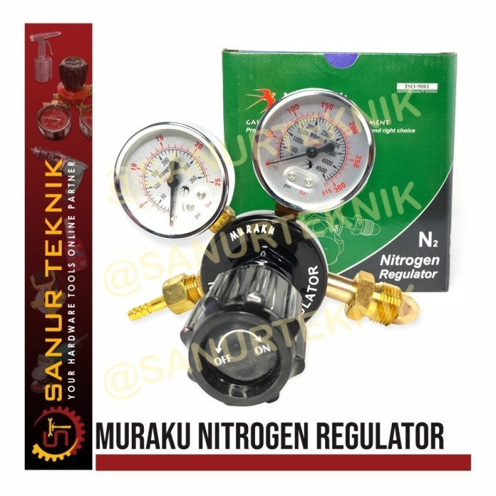 Jual MURAKU REGULATOR ACETYLENE / PROPANE / OXYGEN / NITROGEN / CO2 ...