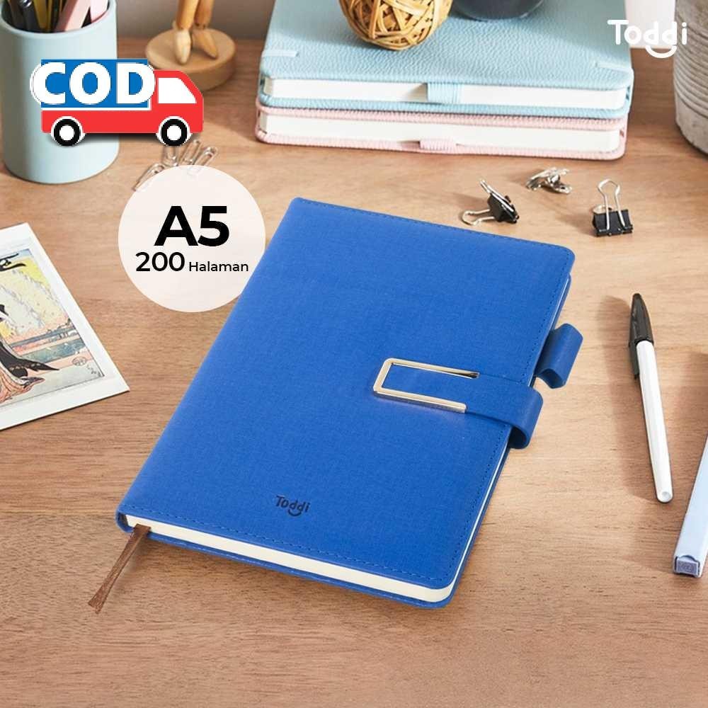 Jual Buku Agenda A5 Catatan Kerja Cover Kulit Pengunci Magnet Jurnal ...