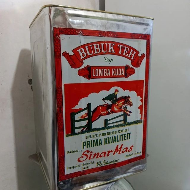 Jual Bubuk Teh Vanilli Cap Lomba Kuda Sinar Mas 10 KG Prima Kwaliteit ...