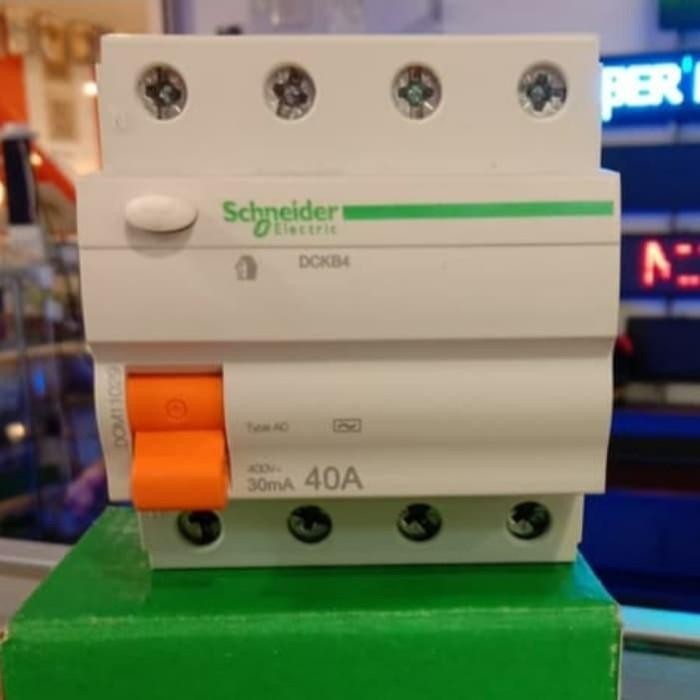 Jual Elcb Rccb Schneider 4P 25A, 40A, 63A 4 Pole Domae Schneider 30Ma ...