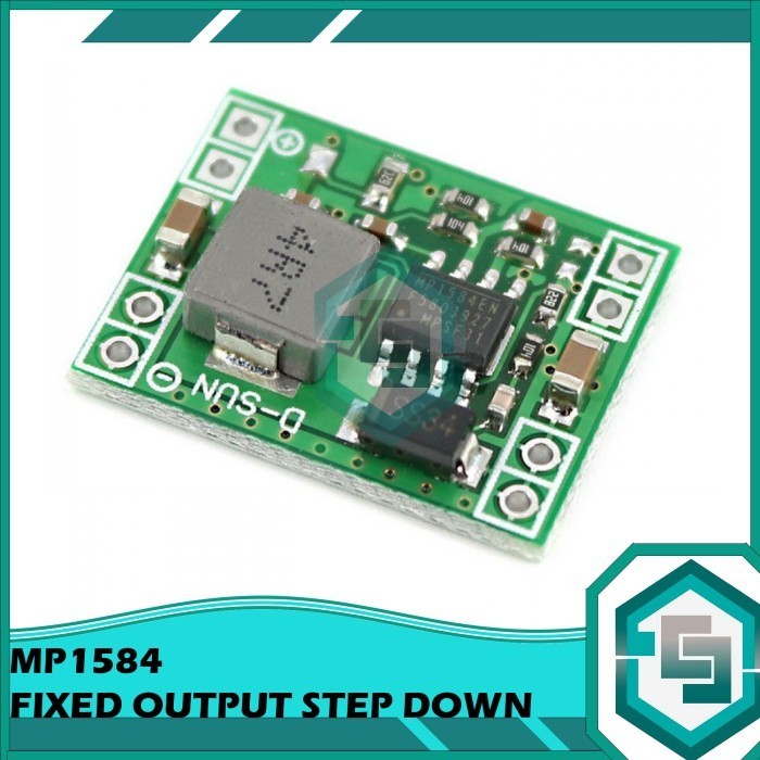 Jual Step Down Mp1584 Small Fixed Output Dc 3A 7V-28V To 5V Module ...