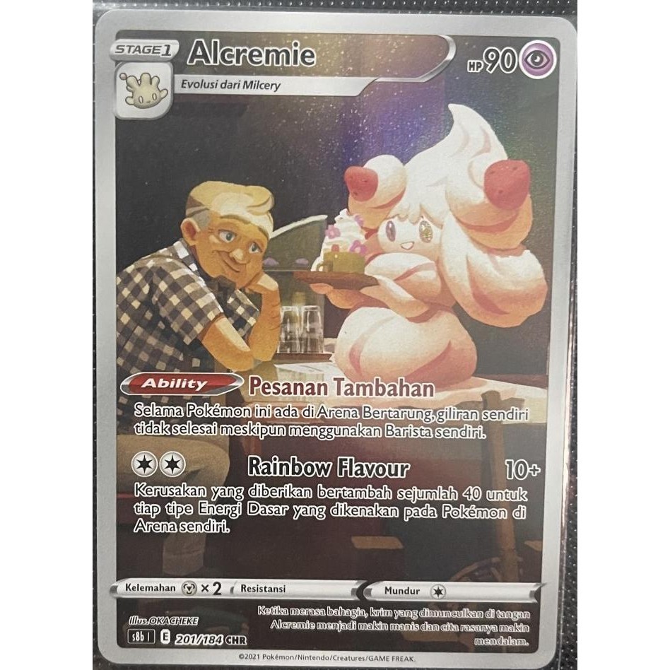 Jual Alcremie chr tcg pokemon indonesia | Shopee Indonesia