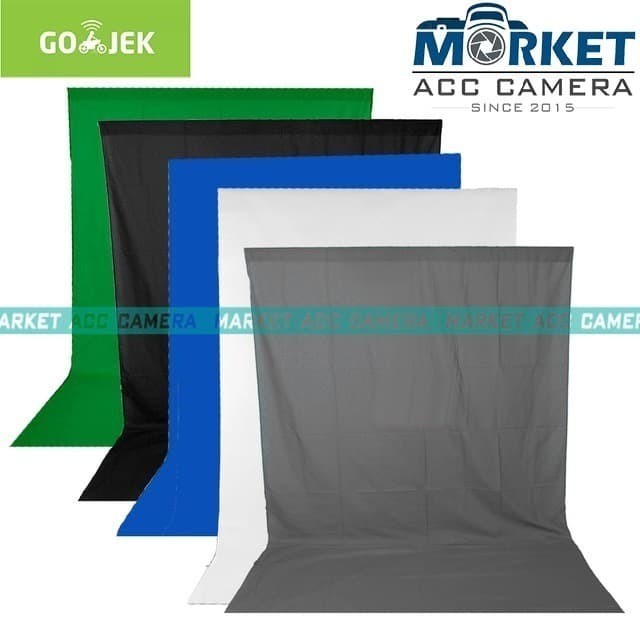 Jual Backdrop/Background Foto Studio Screen 2X3M (Green Screen ...