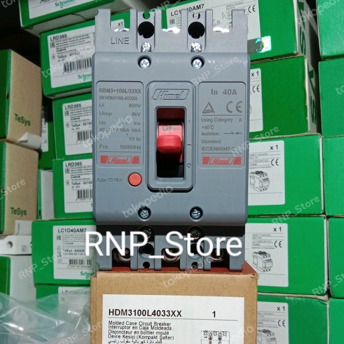 Jual HIMEL MCCB HDM3 18KA 3 PHASE | Shopee Indonesia