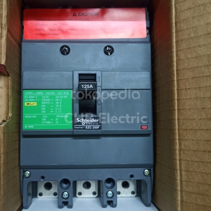 Jual MCCB SCHNEIDER EASY PACT EZC250F 125A (EZC250F3125) | Shopee Indonesia