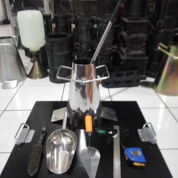 Jual Slump Test Set Beton Stainless / Alat Uji Beton Kualitas Premium ...