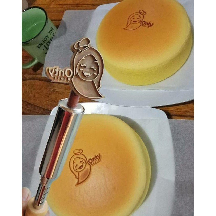 Jual New Hot Stamp Kue /Cetakan Logo Kue/Custom Hot Stamp Emboss Cake ...