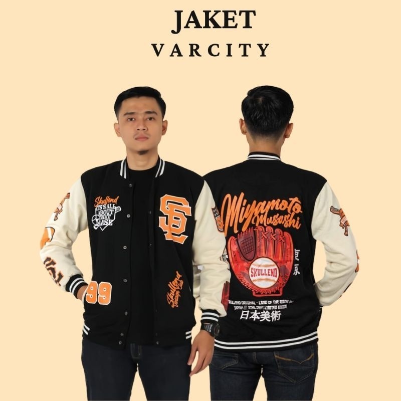 Jual [LOOK STYLISH] Jaket Varsity Baseball Pria Wanita Varsity Jacket ...